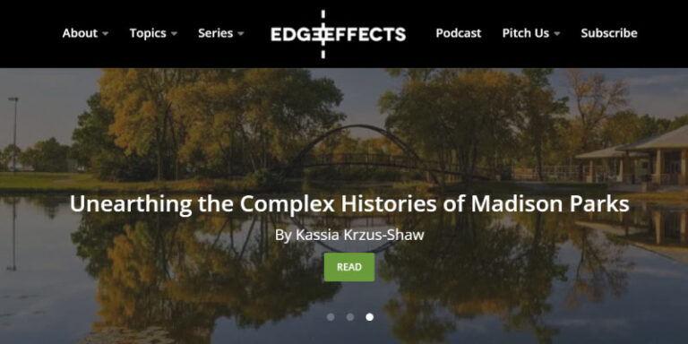 Edge Effects magazine reaches one million views | Nelson Institute for ...